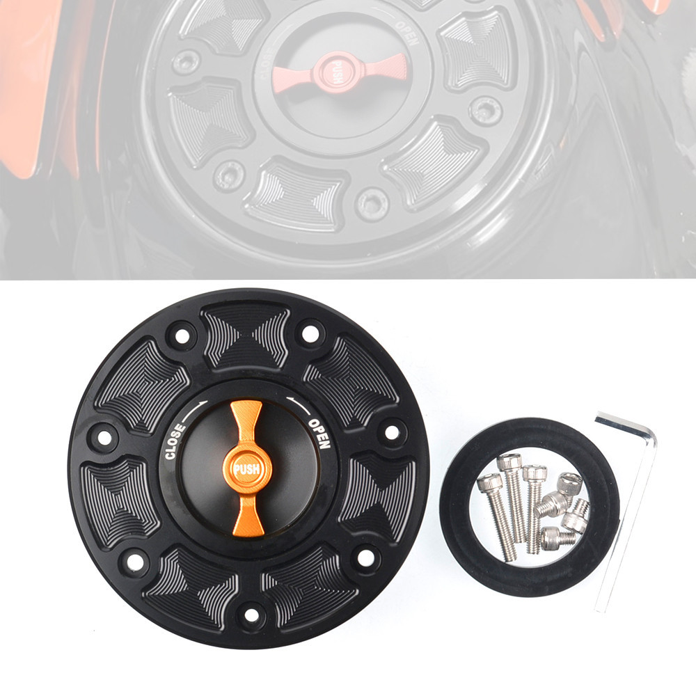 For RC 390 DUKE 790 890 R 250 Oil Fuel Cap Tank Cover Quick Release ...