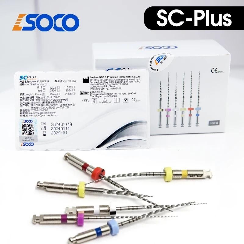 SOCO COXO SC-PLUS 6Pcs/Box Heat-Treatment Rotary NiTi Endodontic Files ...