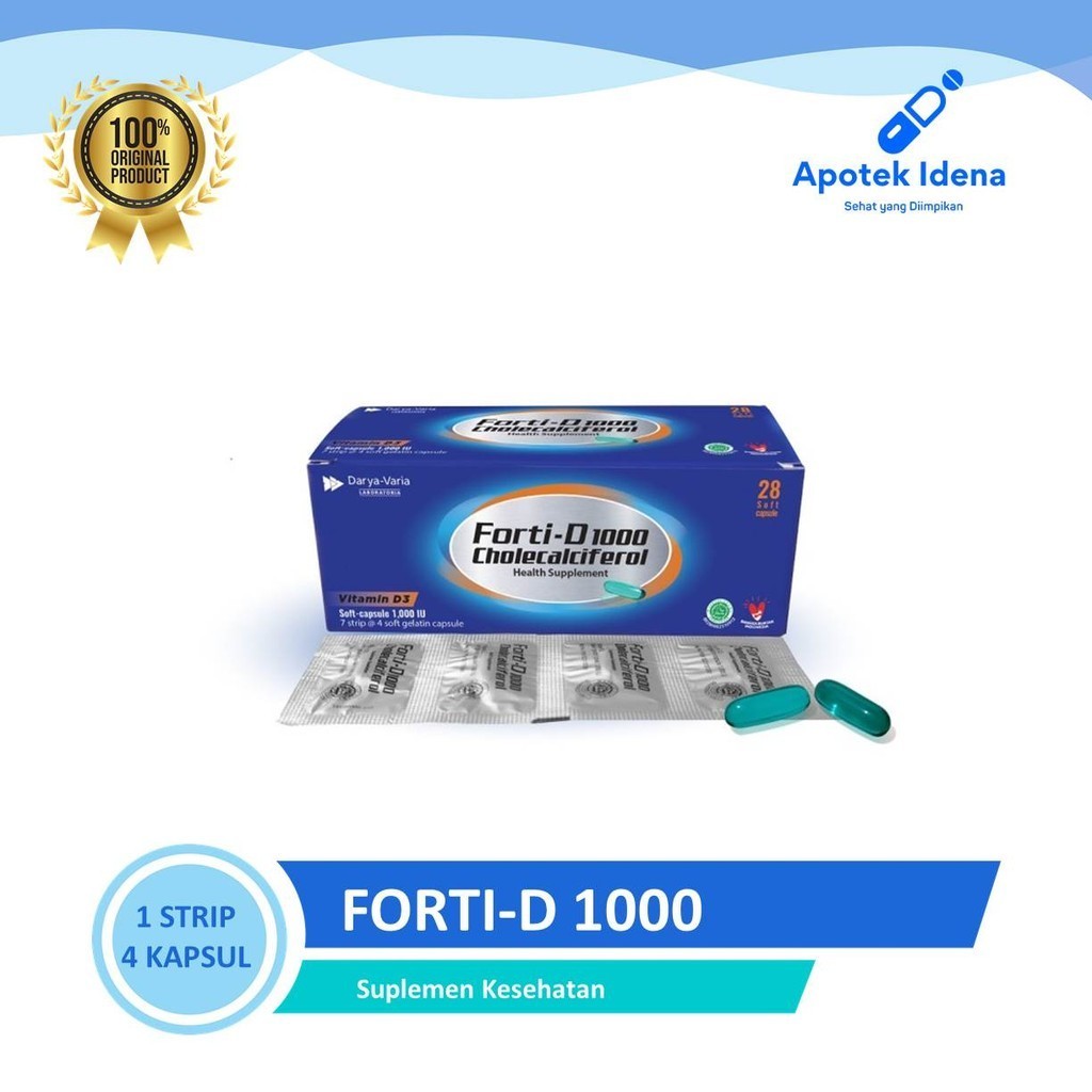 FORTI D 1000 Health Vitamin Supplement Multivitamin Body Resistance ...