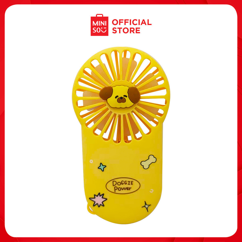 MINISO Doggie Power Mini Fan with Built-in Stand (Moni) | Shopee ...