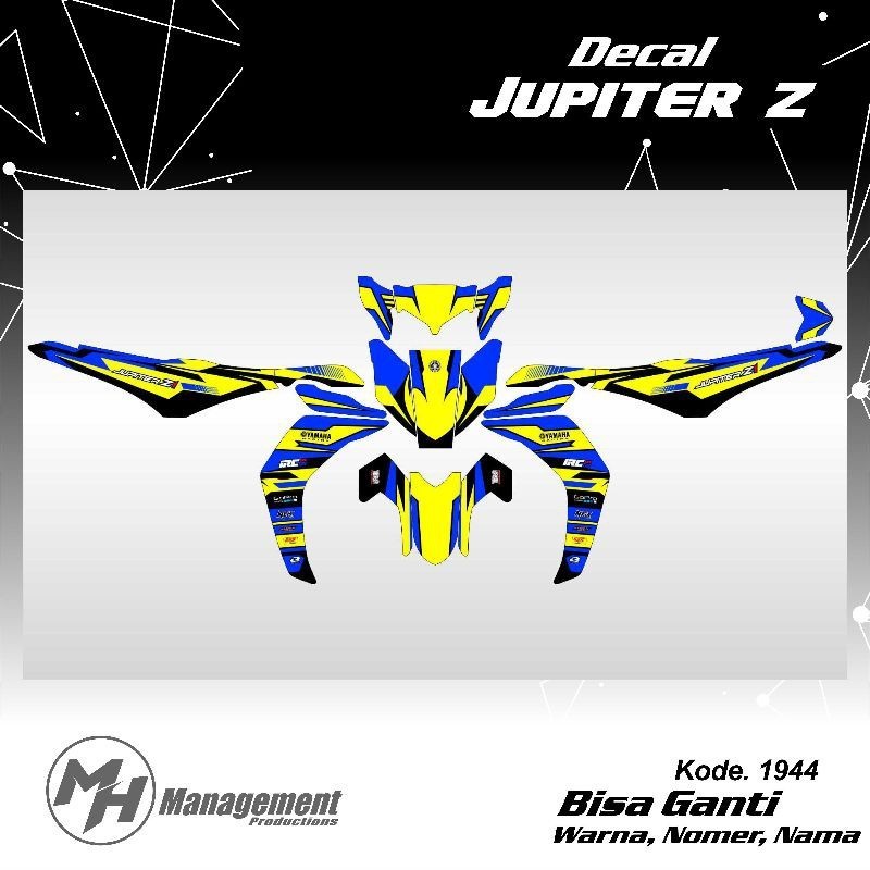 Decal/sticker Jupiter Fullbody Orjet Glossy/Doff (Design Like Like ...