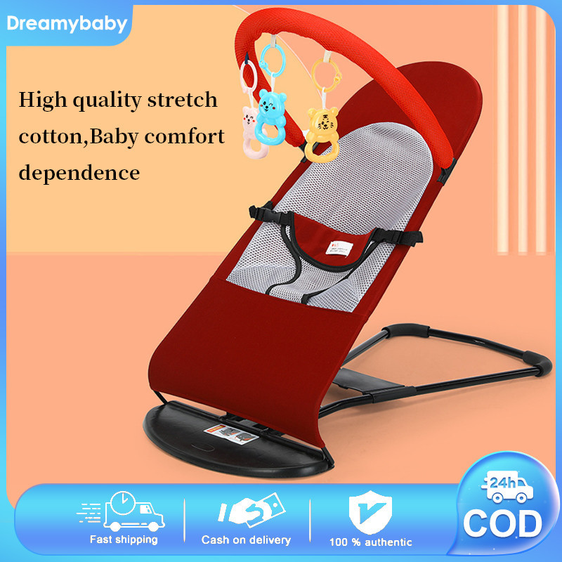 Rocking Foldable Swing Chair Soft Baby Bouncing Chair for Newborn Baby ...
