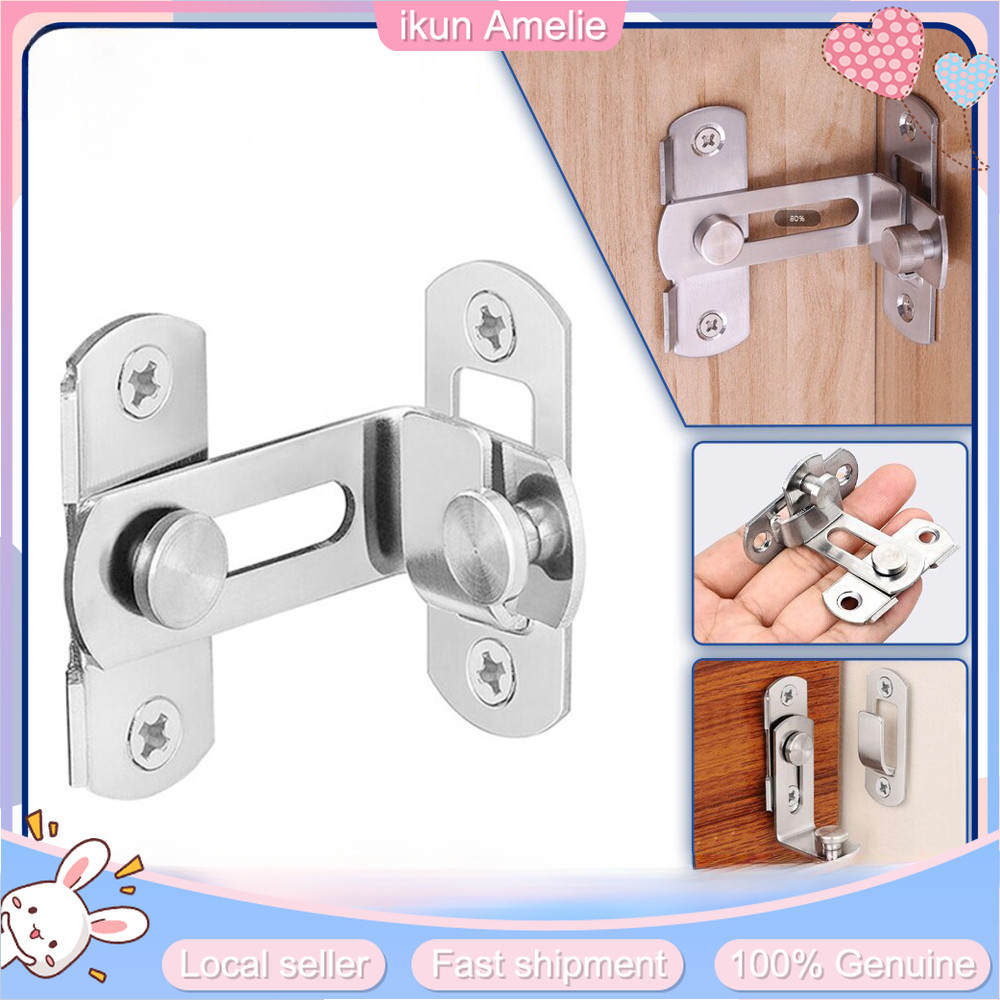 Door Hasp Latch Stainless Packlock Clasp Safety Lock Hasp Heavy Duty ...