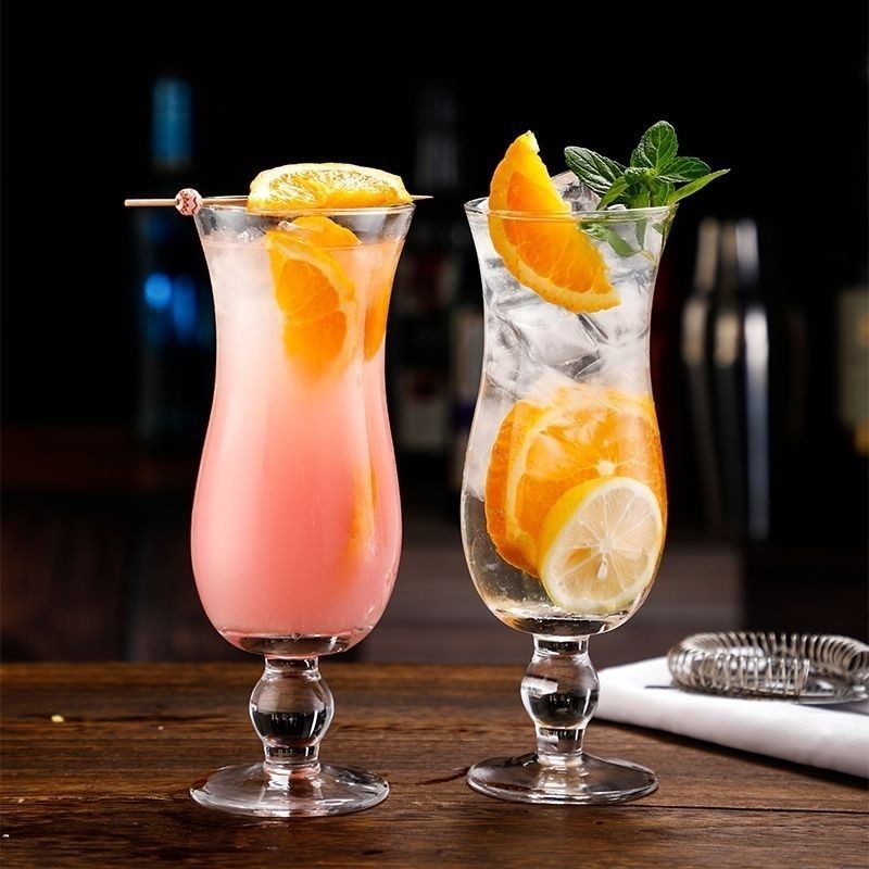 Popular Cocktail Goblet Hurricane Cold Drink Juice Bar Good-looking ...
