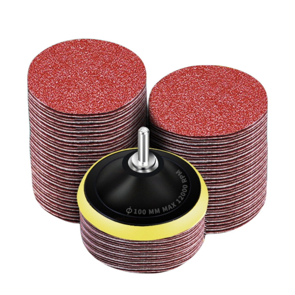 (1PCS)Sanding Disc Round Sandpaper 4 inch Sanding Disk Grit #60 80 100 ...