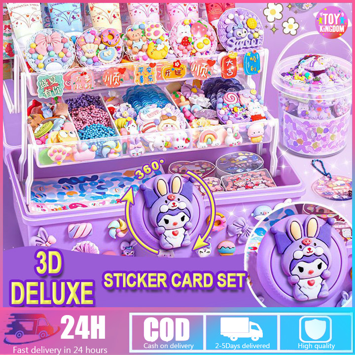 185/303/343/522pcs Guka Set Box Guka Sticker Tool Set Child Gift With ...