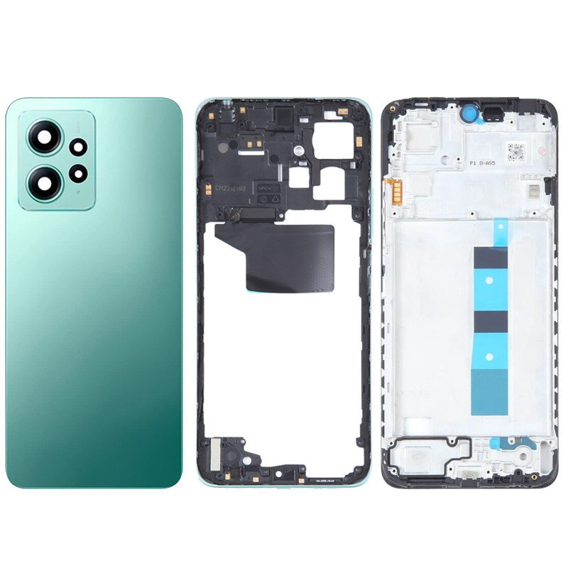 For full set Xiaomi Redmi Note 12 4G Back Housing Battery Cover Rear ...