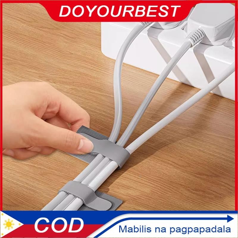 Reusable Cable Ties Fastening Wire Organizer Cord Rope Holder Self ...