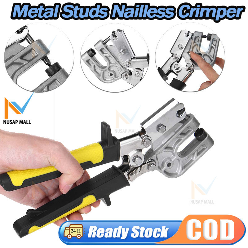 【Fast Delivery】Metal Keel Clamp Stud Crimper Single Hand Fastening ...
