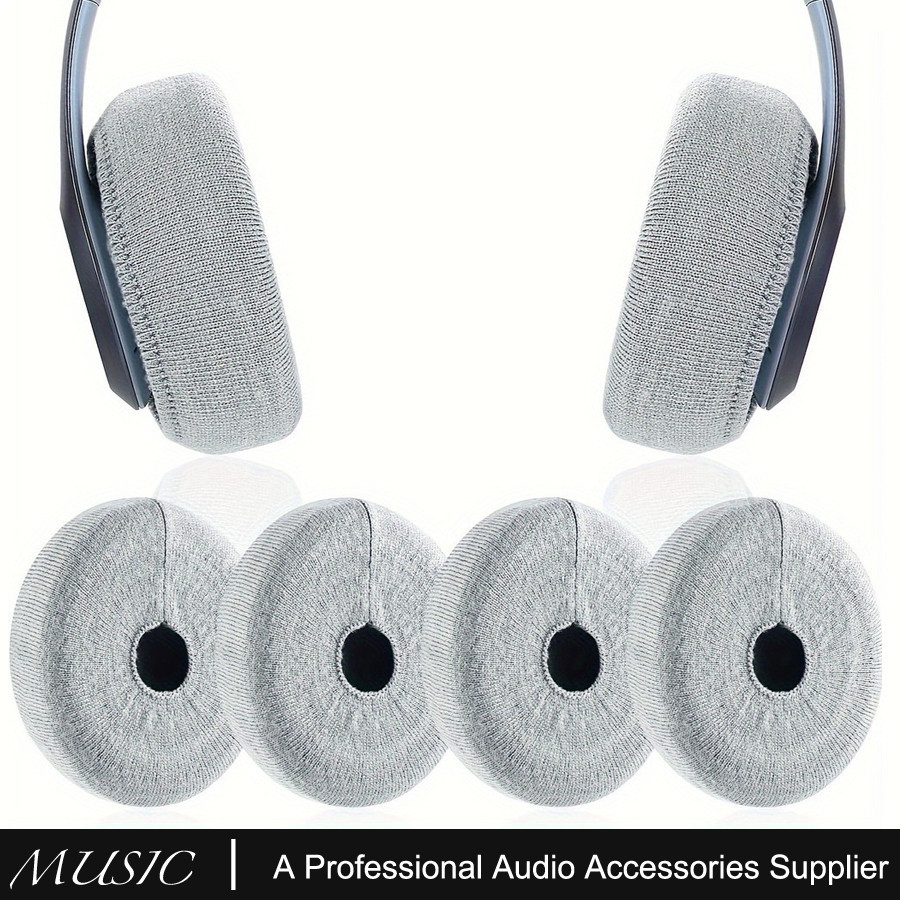 Ear Pads Sweater Cover Protectors with Stretchable Knit Fabric for ...