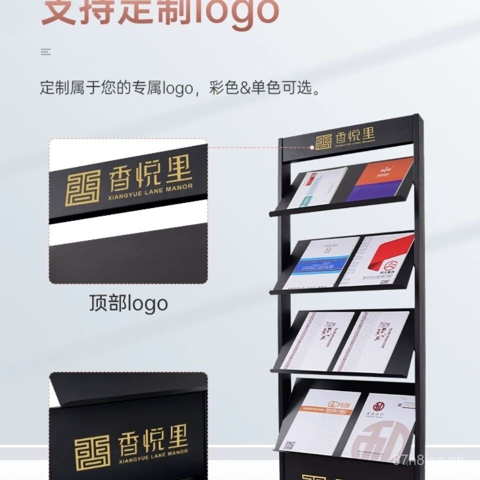 Real Estate Floor Plan Display Stand Document Rack Floor Standing Multi ...