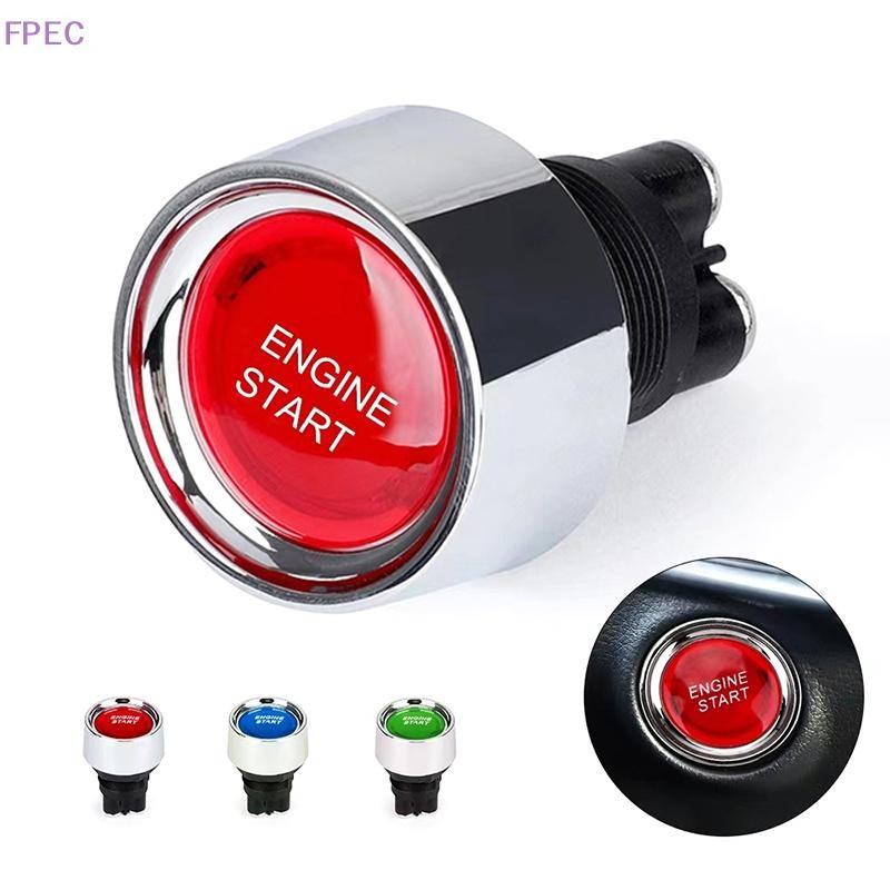 FPEC Car Engine Start Push Button Keyless Switch Start Button Ignition ...