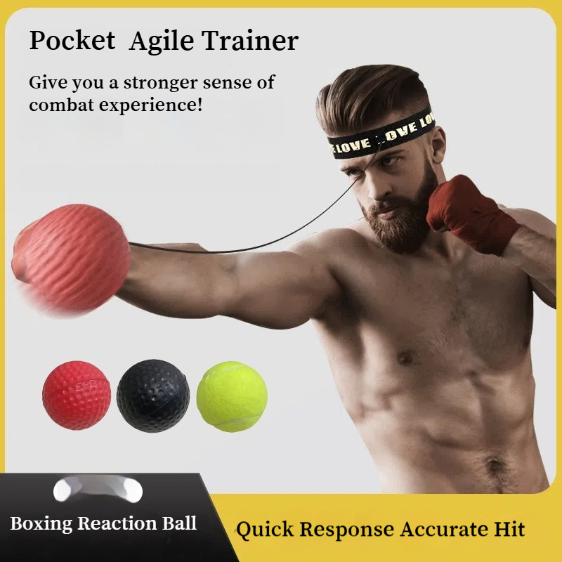 Head-Mounted Boxing Speed Ball for Adults and Children Universal Combat ...