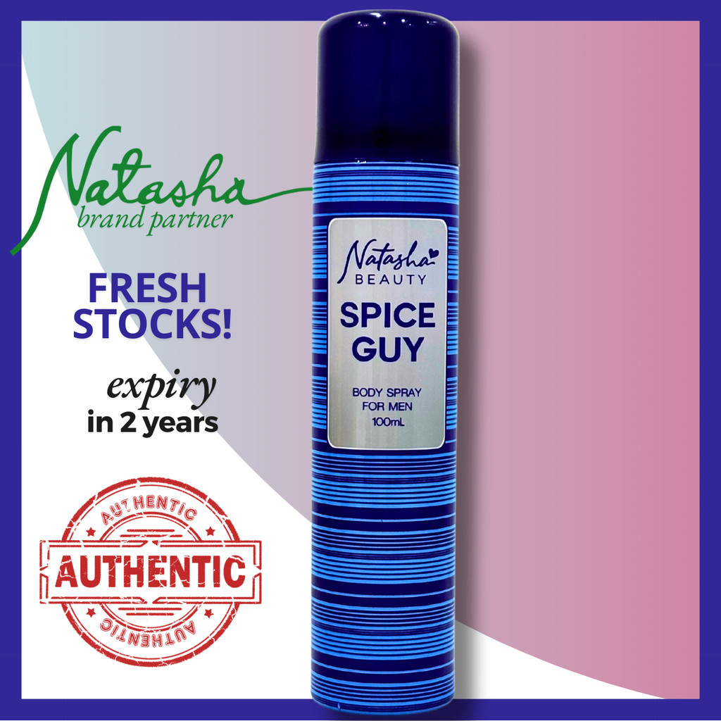 Natasha Beauty Body Spray For Men Spice Guy 100ml by Natasha | Shopee ...