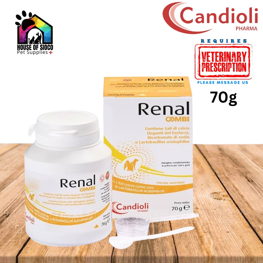 Candioli Renal Combi Powder for Pets 70g (PRESCRIPTION REQUIRED ...