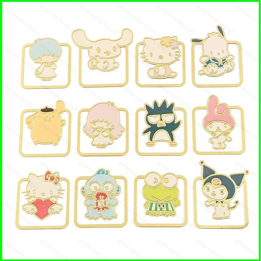 yu Sanrio Cartoon Metal Skeleton Bookmark School Gift For Girls Kitty ...