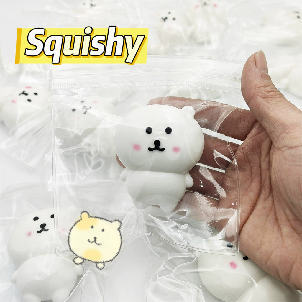 Cute Chiikawa Chiikawa Self-Mocking Bear Squeeze Toy Cute Ultra-Soft ...