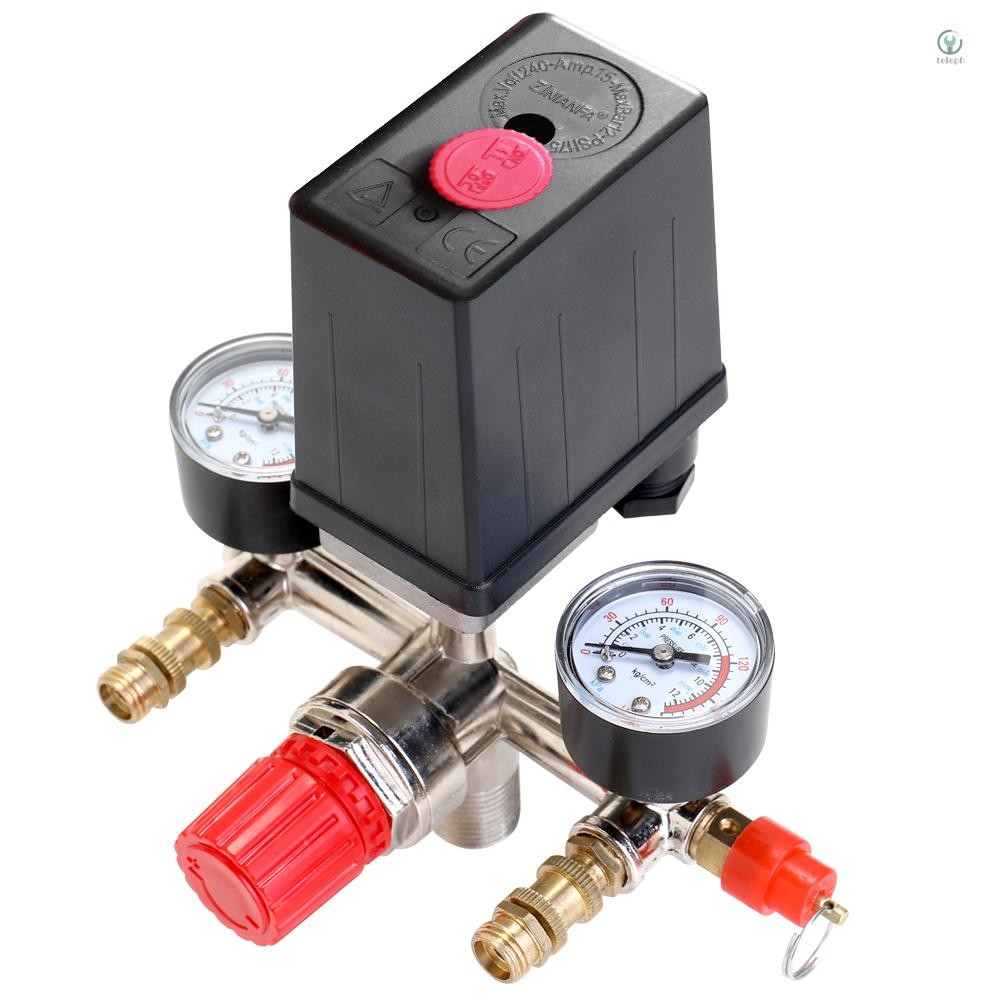 12 Bar Psi 12 Switch Adjustable Air Compressor Pressure Switch ...