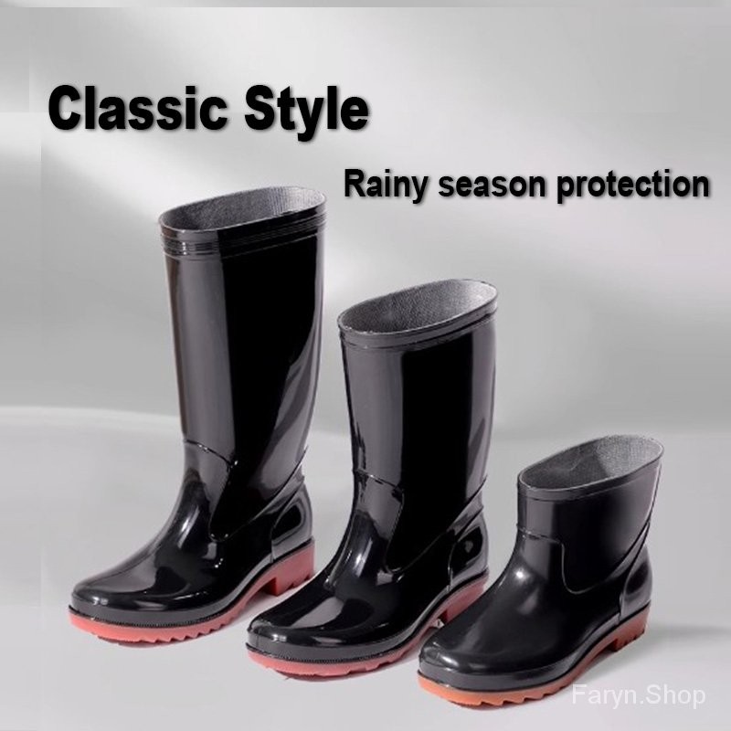 Anti-Fouling and Easy Cleaning Rain Boots-Easy Care during Muddy Rainy ...