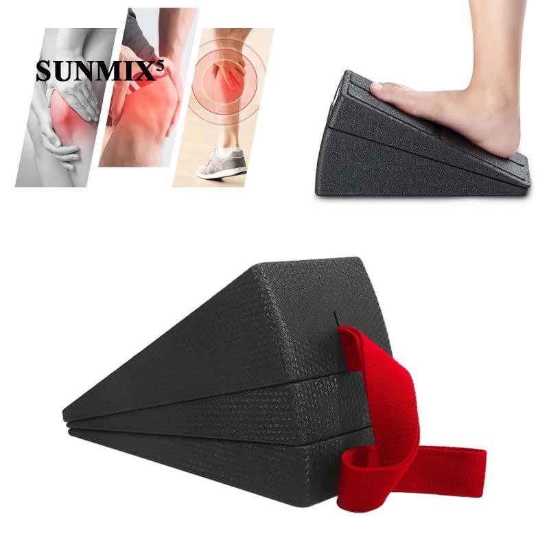 [ 3 Pieces Slant Board Squat Wedge Block Professional Balance ...