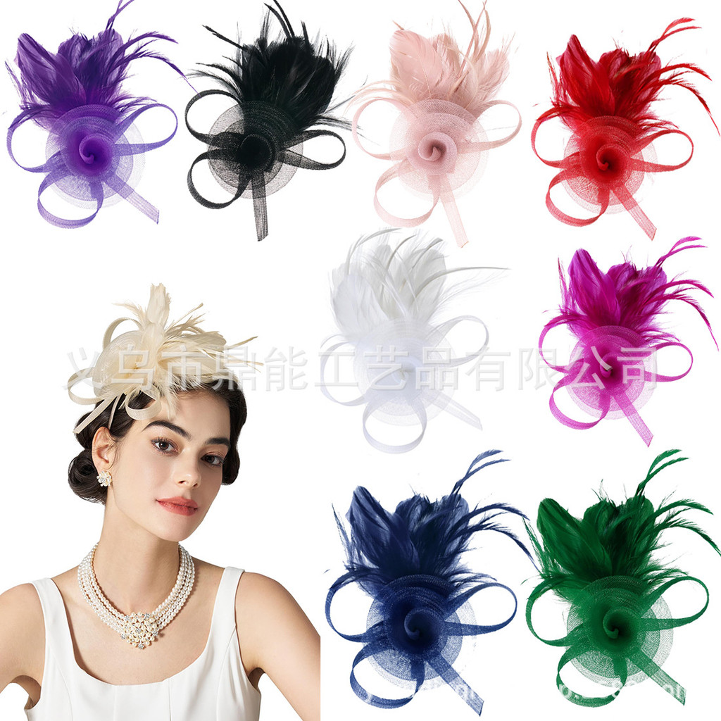 New Women Girls Tea Party Headband Cocktail Alice Clip Fascinator Hat ...