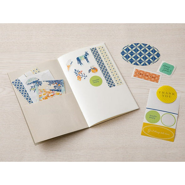 MIDORI Sticker Release Book with Pocket | Shopee Philippines