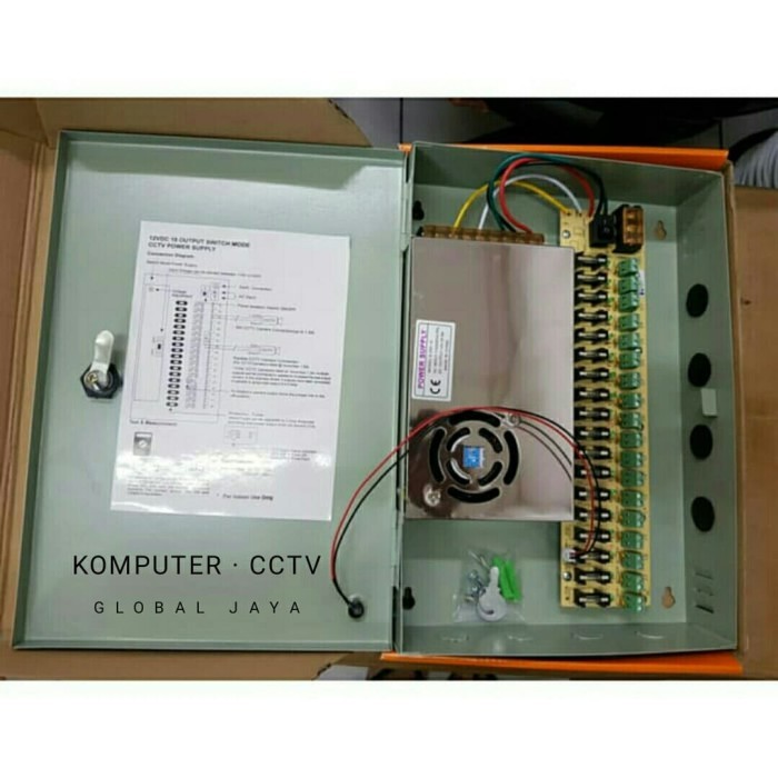 CCTV PSU 12V 20A Panel Box | Shopee Philippines