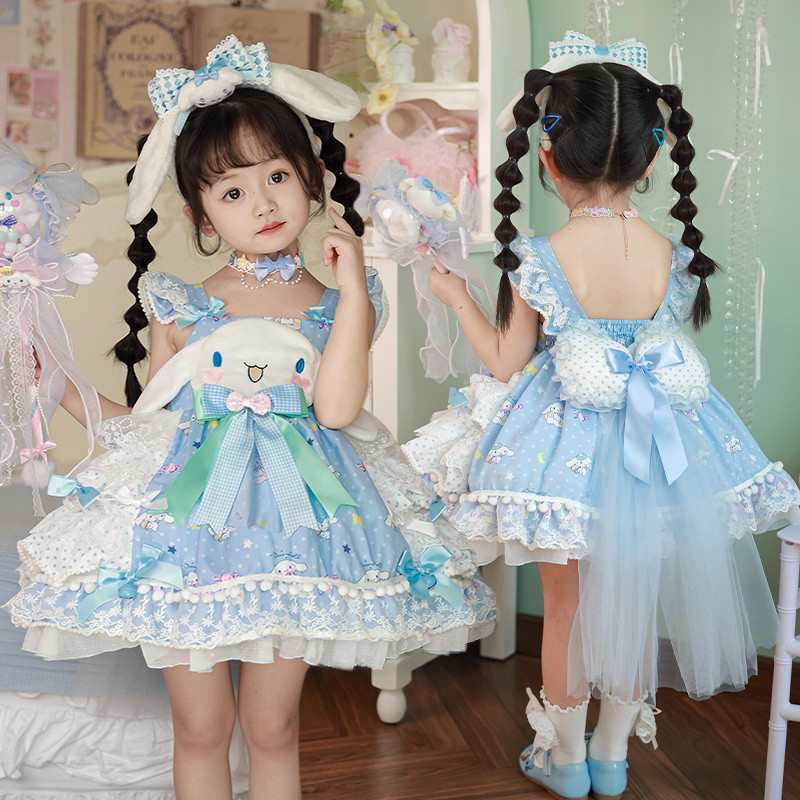 Cinnamoroll Girl Lolita princess dress baby girl Cinnamoroll birthday ...