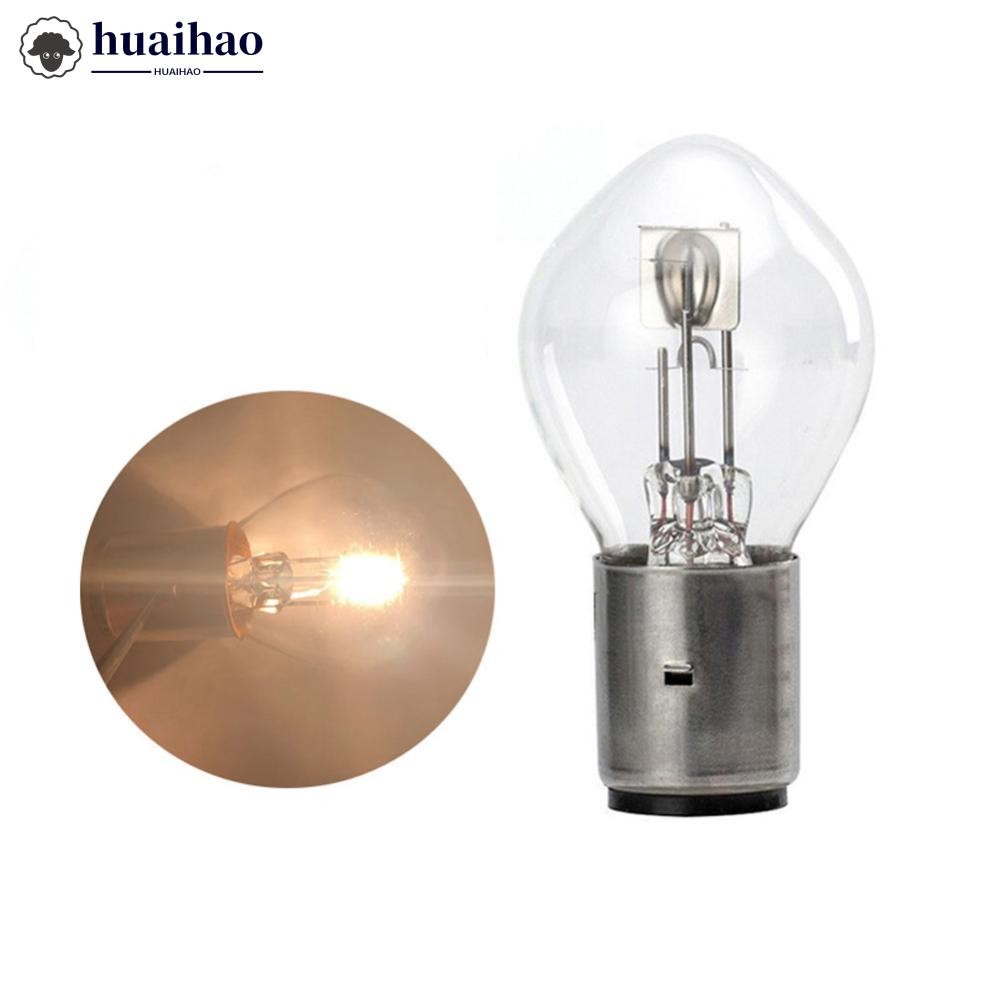 HUAIHAO 1Pc Motorcycle BA20D High Brightness Bulbs 12V 35W Halogen ...