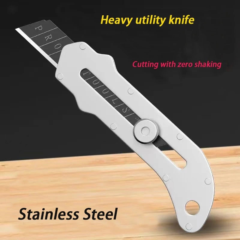 Stainless Steel Utility Knife Steel Wallpaper Knife Durable Sturdy Fast ...