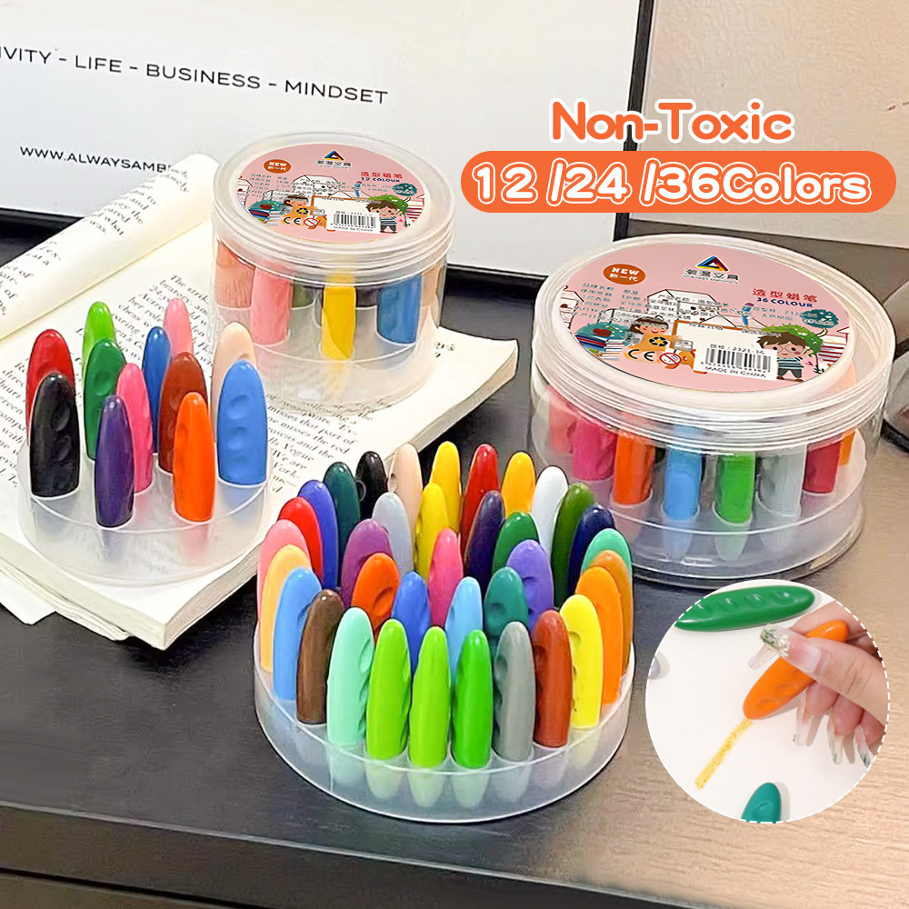 WB 12/24/36 Colors Plastic Crayons For Kids Coloring Set For Kids ...