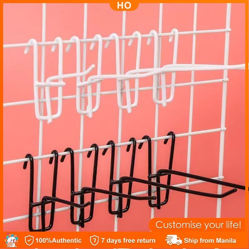 10Pcs White Wire Mesh Hook Stainless for Screen White Heavy Duty Screen ...