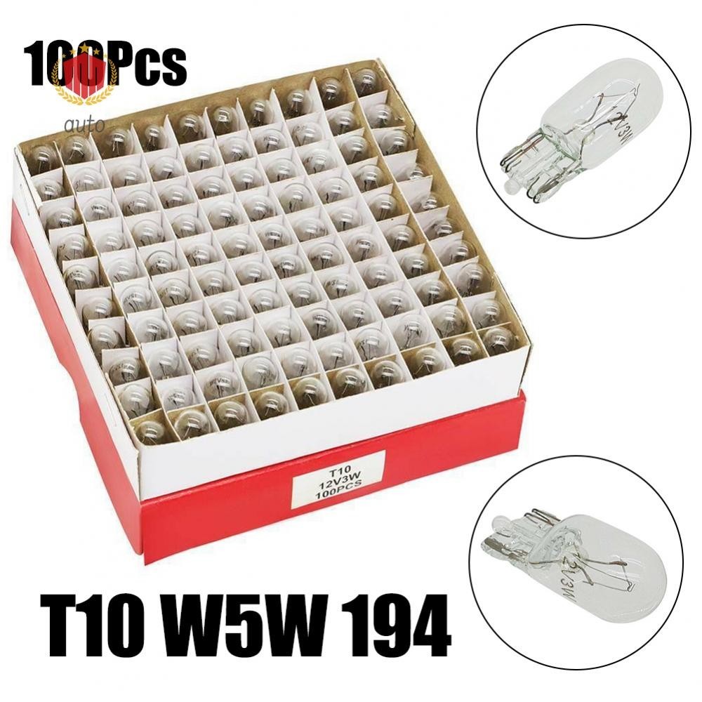 100PCS Upgrade Your Car's Lighting System with T10 LED Clear Wedge ...