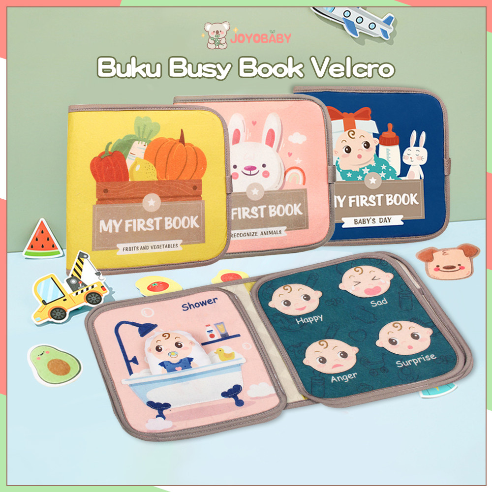 Joyobaby Activity Book busy Book velcro Quiet Book Diy Montessori ...