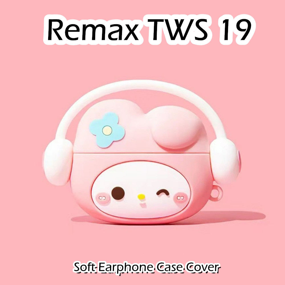【Fast Shipment】 For Remax TWS 19 Case Cute Cartoon Soft Silicone ...