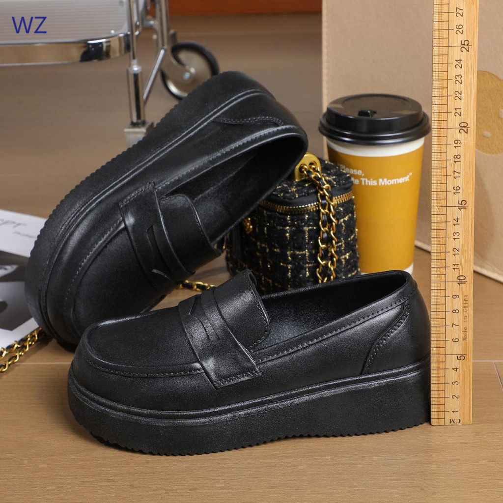 SHUTA Cute Fashion Girls Heightening Student Black Shoes Japanese Style ...