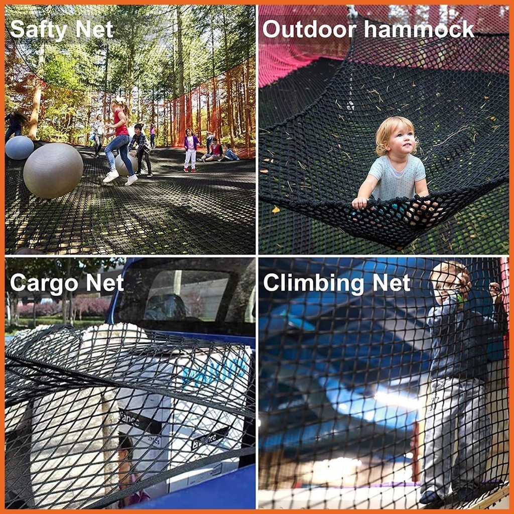 Climbing Cargo Net Double Layers Heavy-Duty Climbing Net Anti-Fall ...