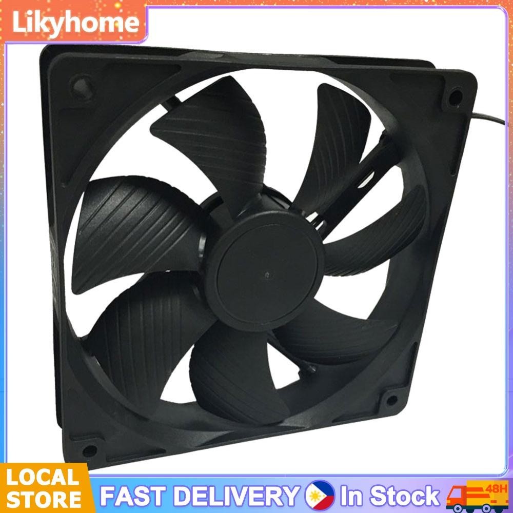 12 Cm 3000 Rpm Computer Cooler Fan Dc 12v Chassis Cabinet Radiator ...