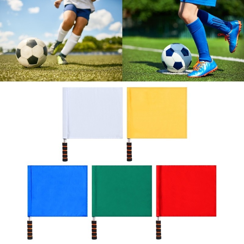 HAI Sports Referee Flags Linesman Signal Flags for Soccer Volleyballs ...