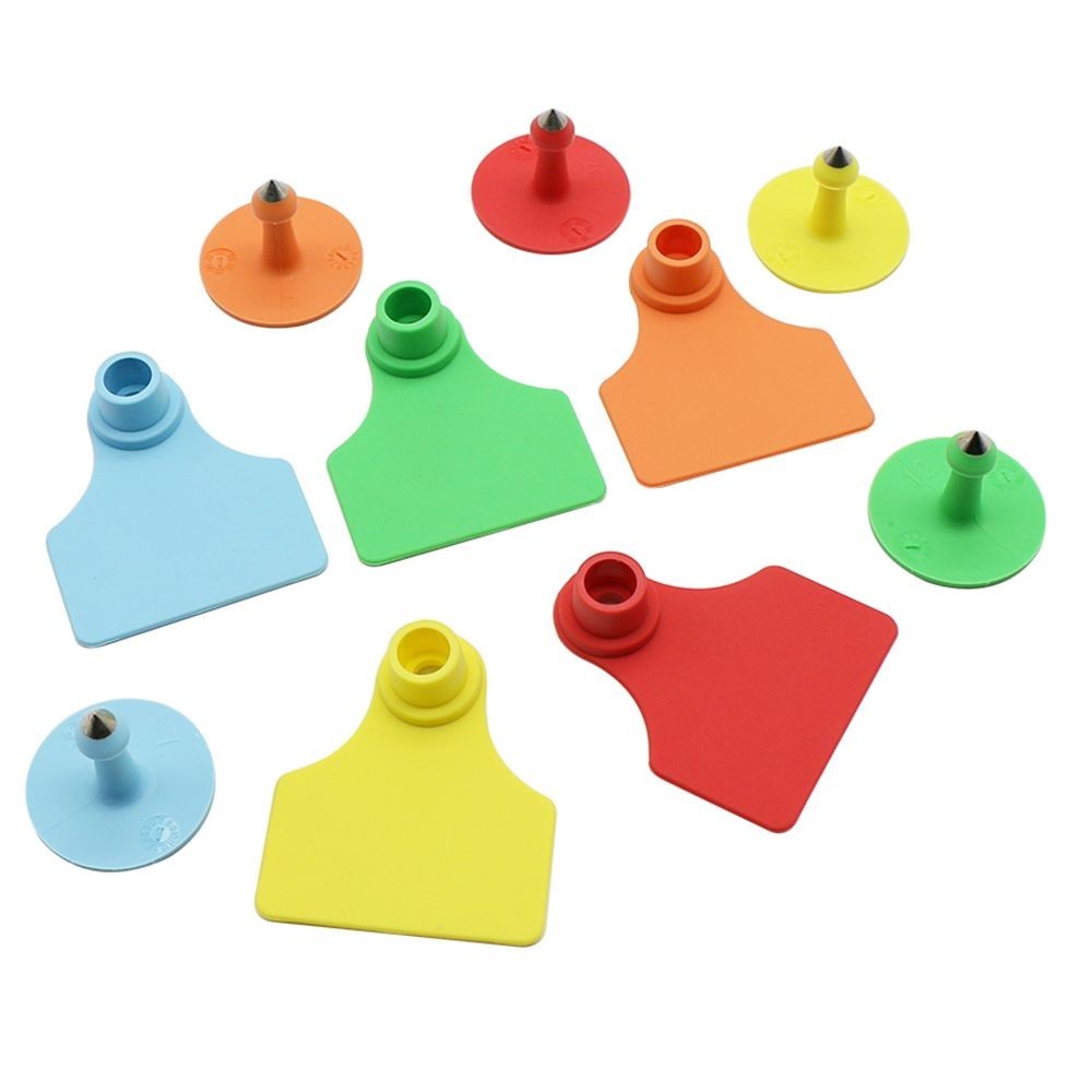 10/20/40 Sets TPU Sheep Ear Tags 4 x 5cm Pig Blank Mark Card Farm ...