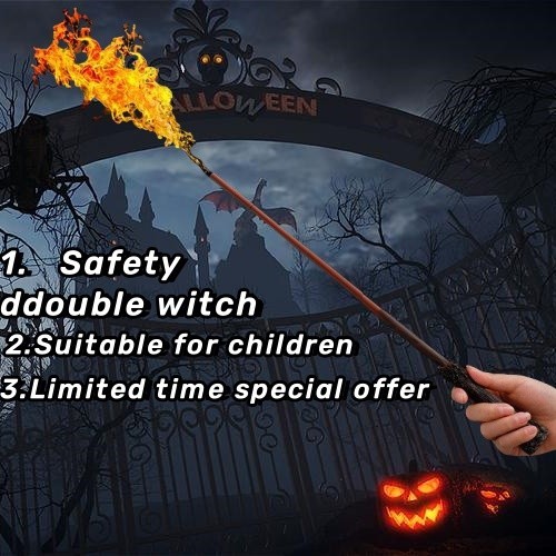 Magic Wand With Fire Ball Magic Spitfire Wand Spitfire for Kids Adult ...
