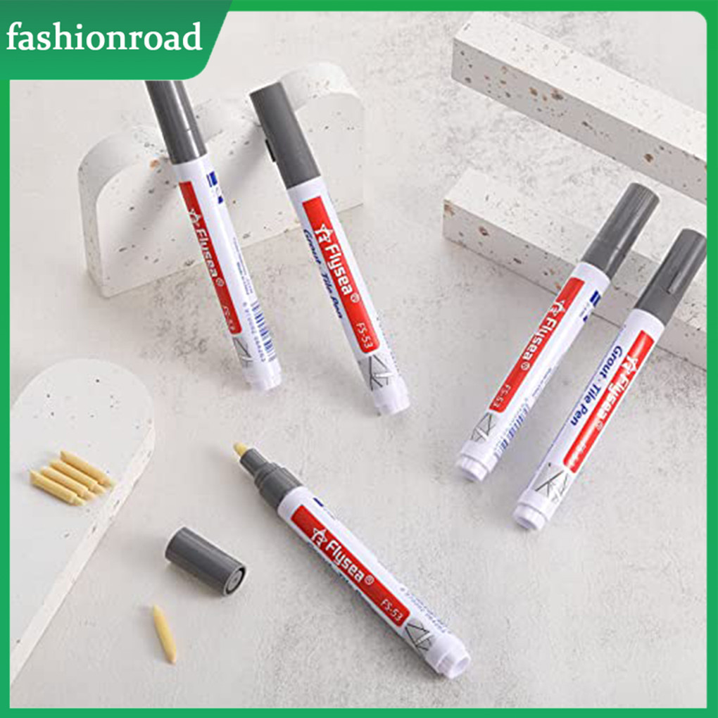 6 Pieces Tile Repair Refill Pen Grout Mending Pencil Agents Wall Floor ...