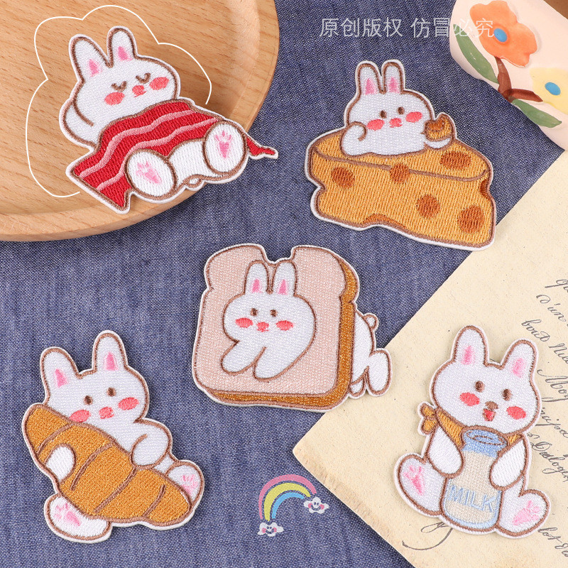 Pro Patch Store Original Cartoon Rabbit Series DIY Embroidery Patches ...