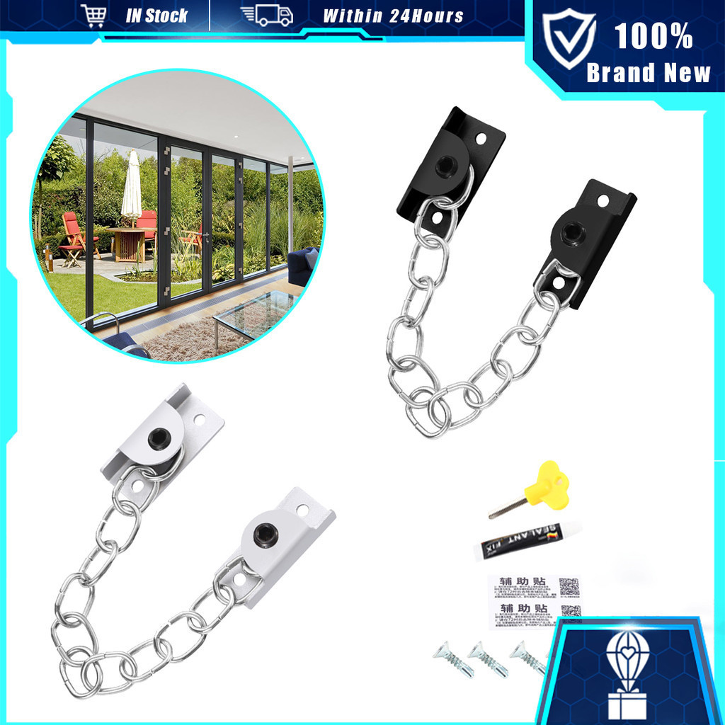 Adjustable Length Window Chain Lock Child Safe Limiter Lock Stainless ...