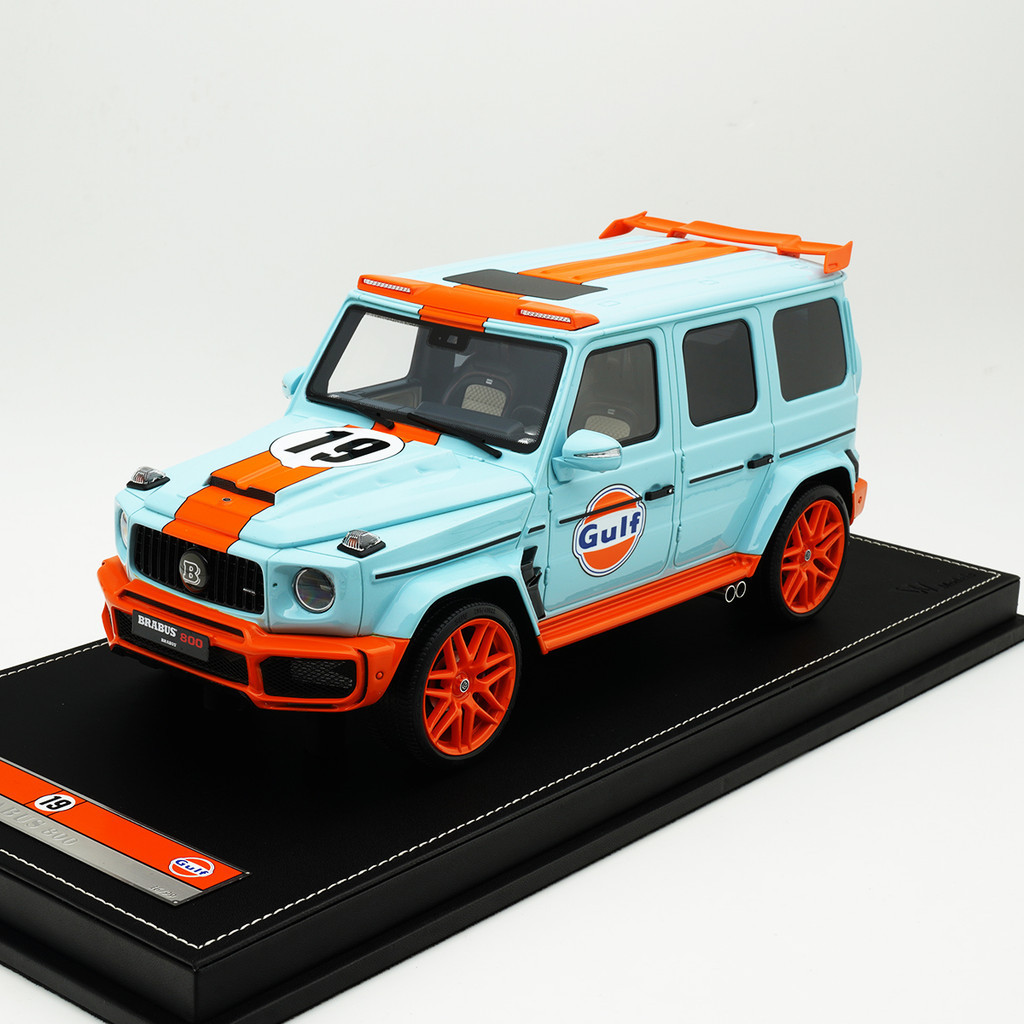 Vv MODELS 1: 18 Mercedes-Benz G63 GULF brabus 800 brabus Modified ...