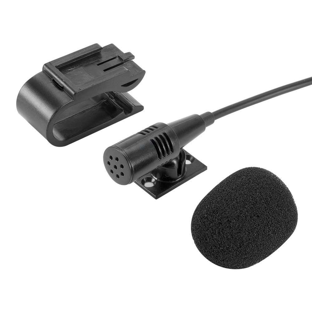 3.5mm Jack Car Microphone Stereo Plug Wired External Mic for PC Auto ...