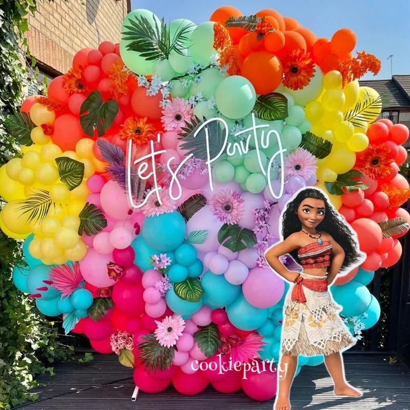 Moana Foil Balloons Birthday Decortaion Set Baby Shower Wedding Disney ...