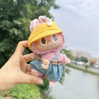 [RICHIS] Labubu Doll Hat, Labubu Time To Chill Filled Little Yellow ...