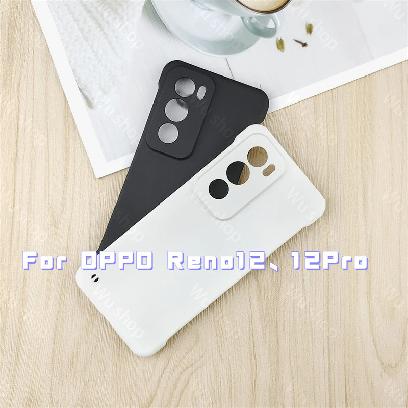 Candy Color Frameless Matte Case For OPPO Reno 12 OPPOReno12 Reno12 5G ...