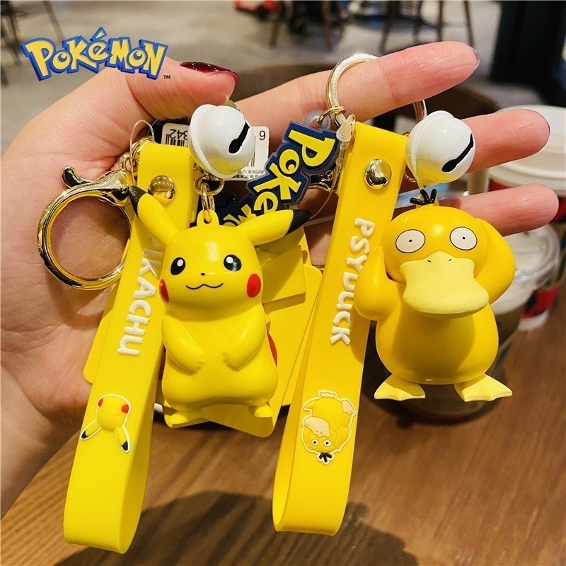 Fashion Pokemon Figurine Doll Keychain Squirtle Pikachu Charizard ...